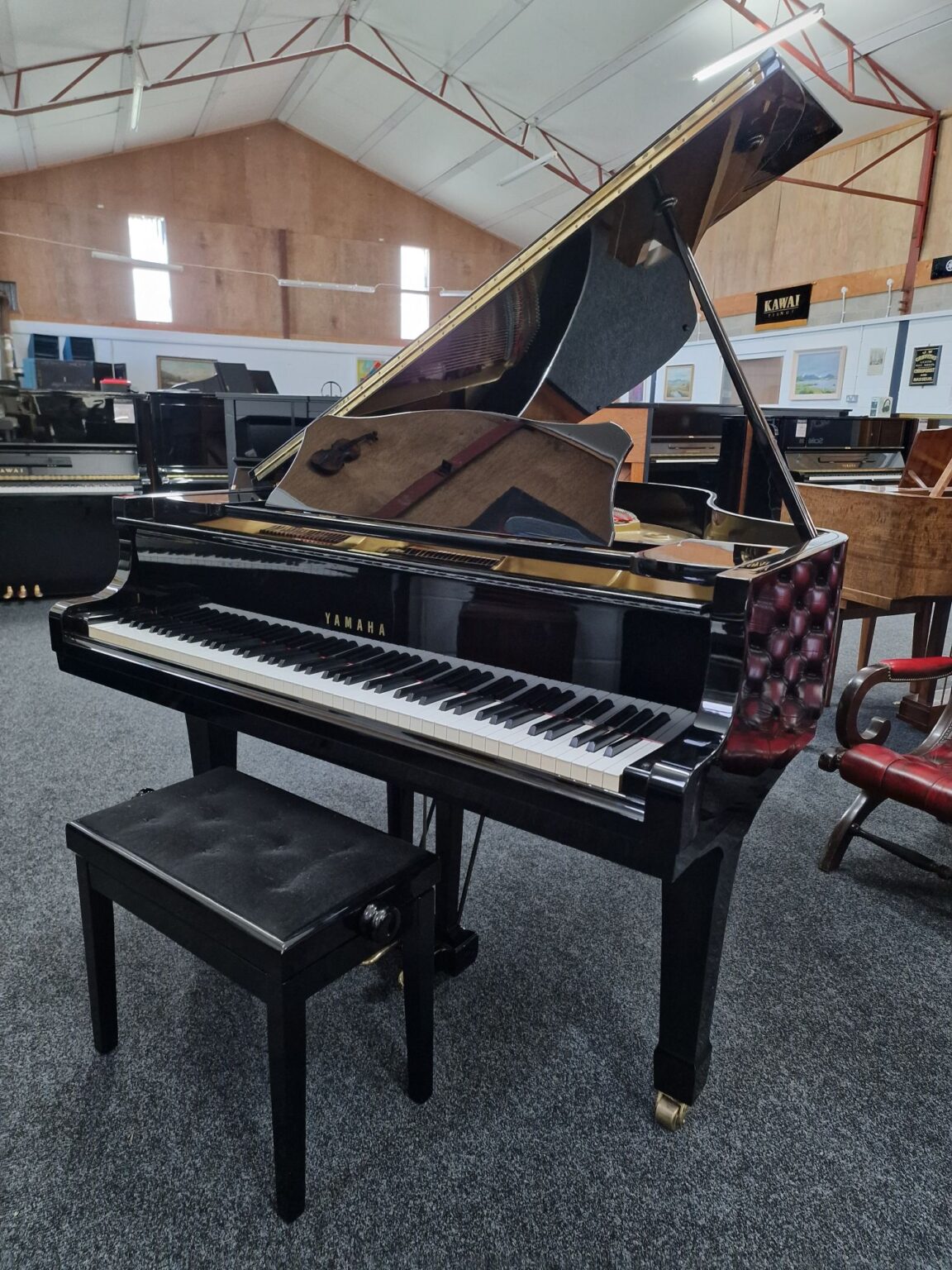 Yamaha G2 Grand Piano | c.1974 | Polished Black Polyester | Belfast ...
